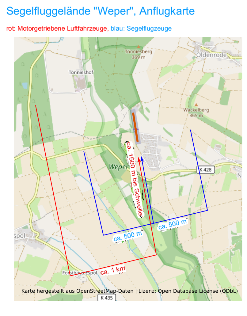 Weperflieger - Wir sind Segelflieger - Fluggelände Weper